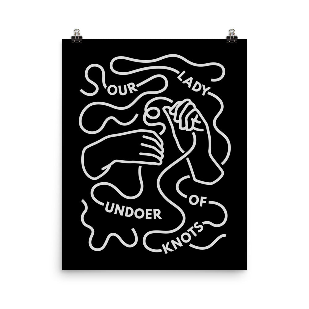 Our Lady Undoer of Knots Christian Catholic Poster Print Wall Art | PAL ...