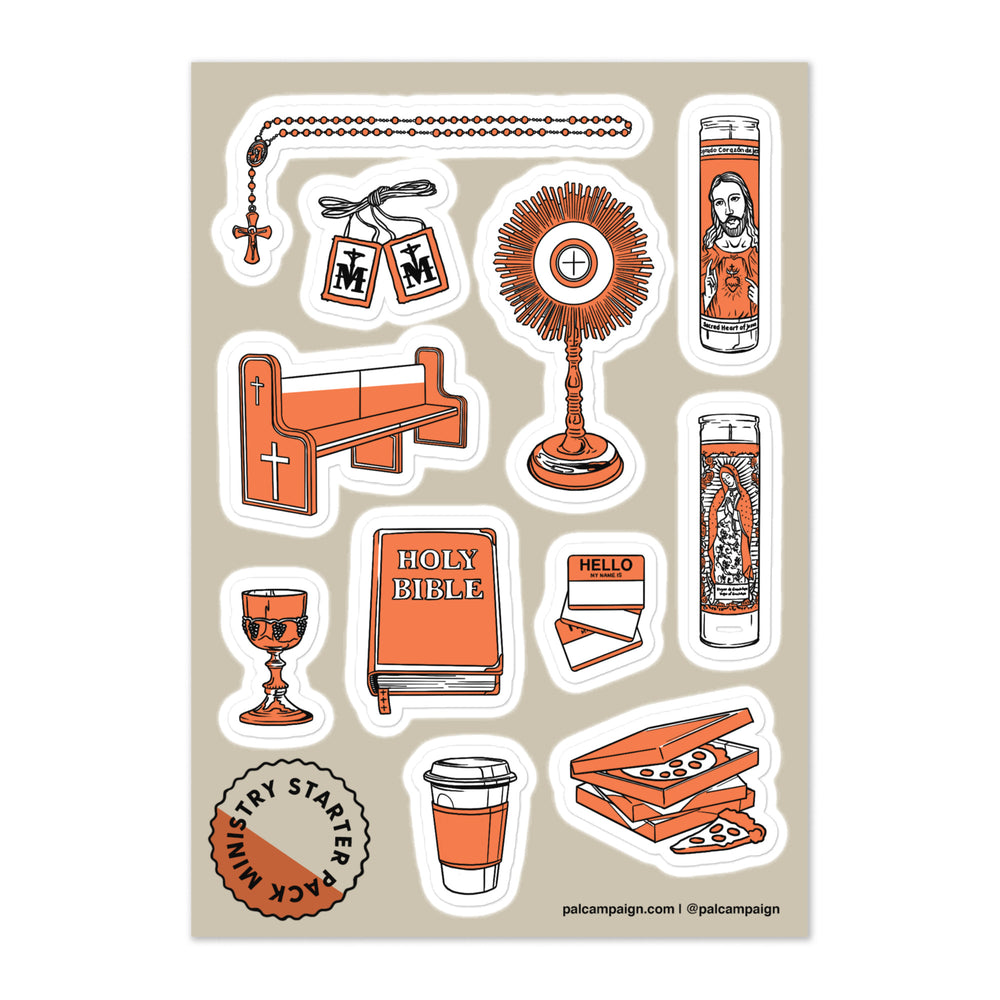 Ministry Starter Pack Sticker Sheet | PAL Campaign | PAL Campaign
